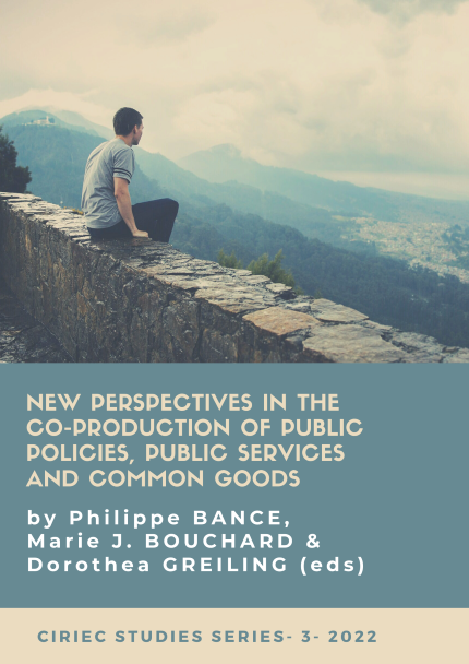 New perspectives in the co-production of public policies, public ...